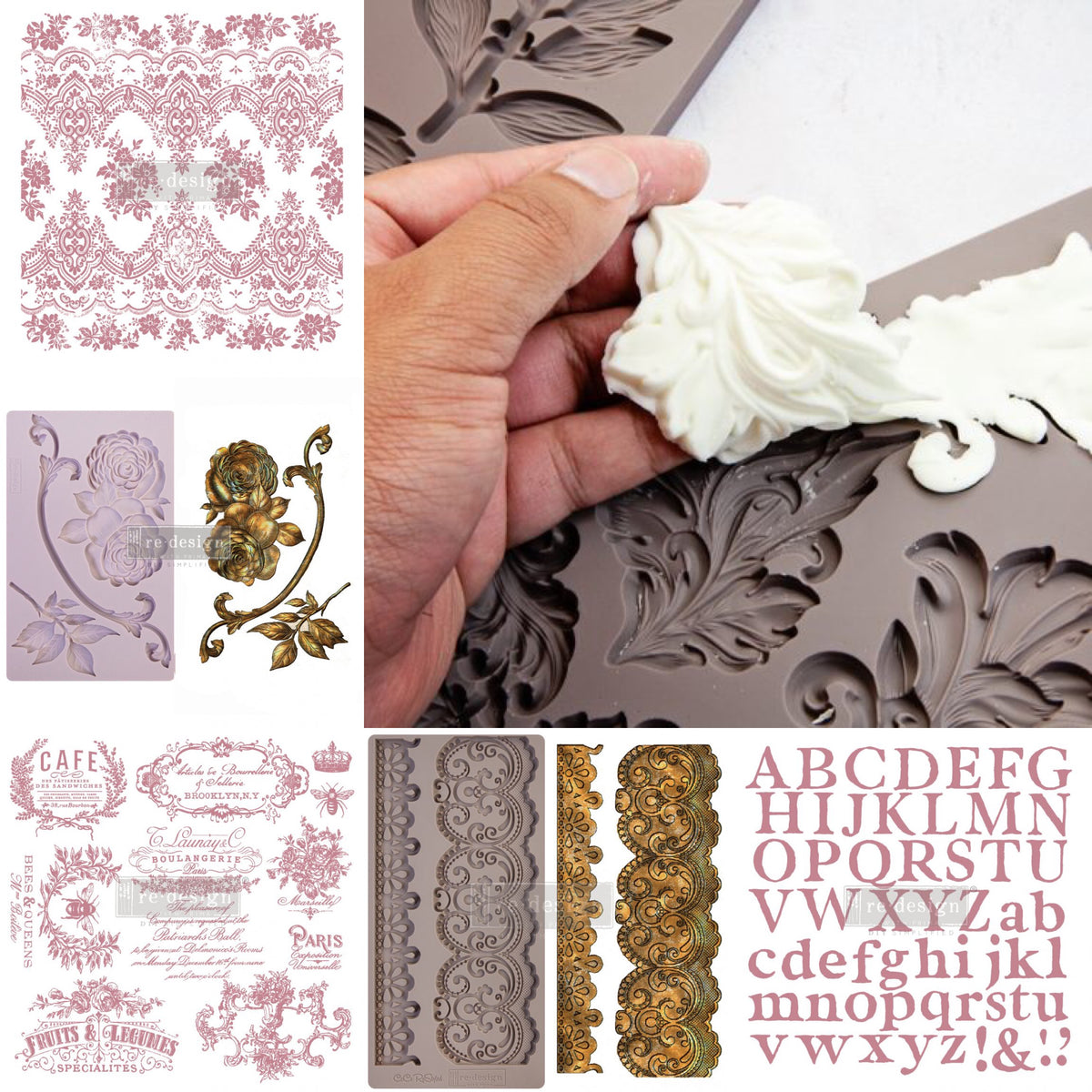 Redesign Moulds & Stamps – Paint and Gather