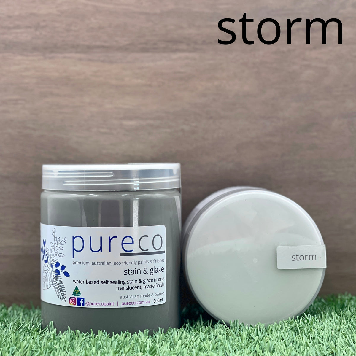 Pureco Stain & Glaze - Storm – Paint and Gather