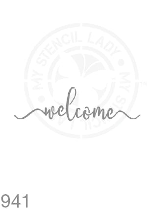 My Stencil Lady - Welcome Sign Medium – Paint and Gather